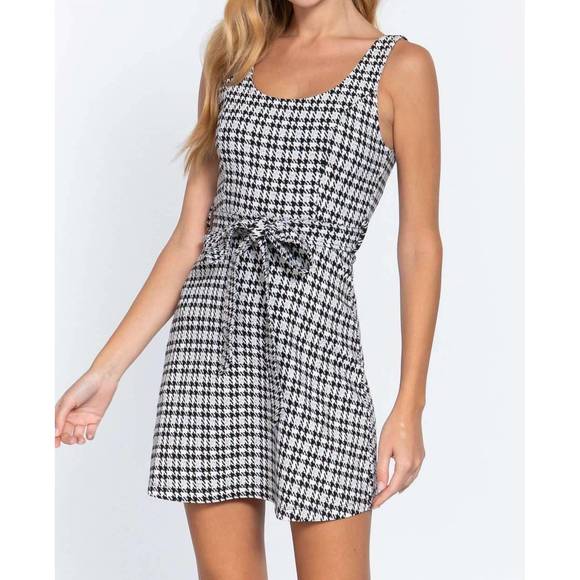 BLUE AGE | Dresses | New Blue Age Bengaline Dress In Whiteblack | Poshmark
